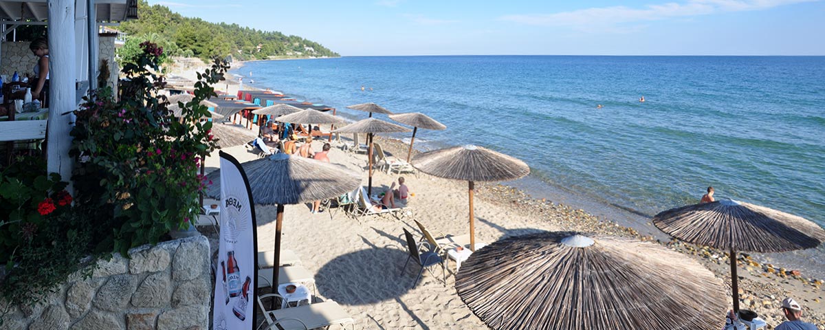 ΝΕΑ ΣΚΙΩΝΗ ΧΑΛΚΙΔΙΚΗ BEACH BAR Η ΕΛΙΑ